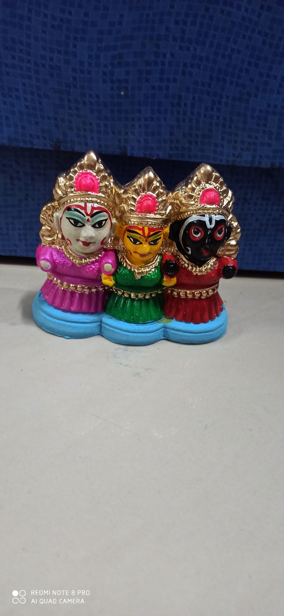 PURI JEGANNATHAR WITH BASE – 4″ – TERRACOTTA – Welcome to Divine ...